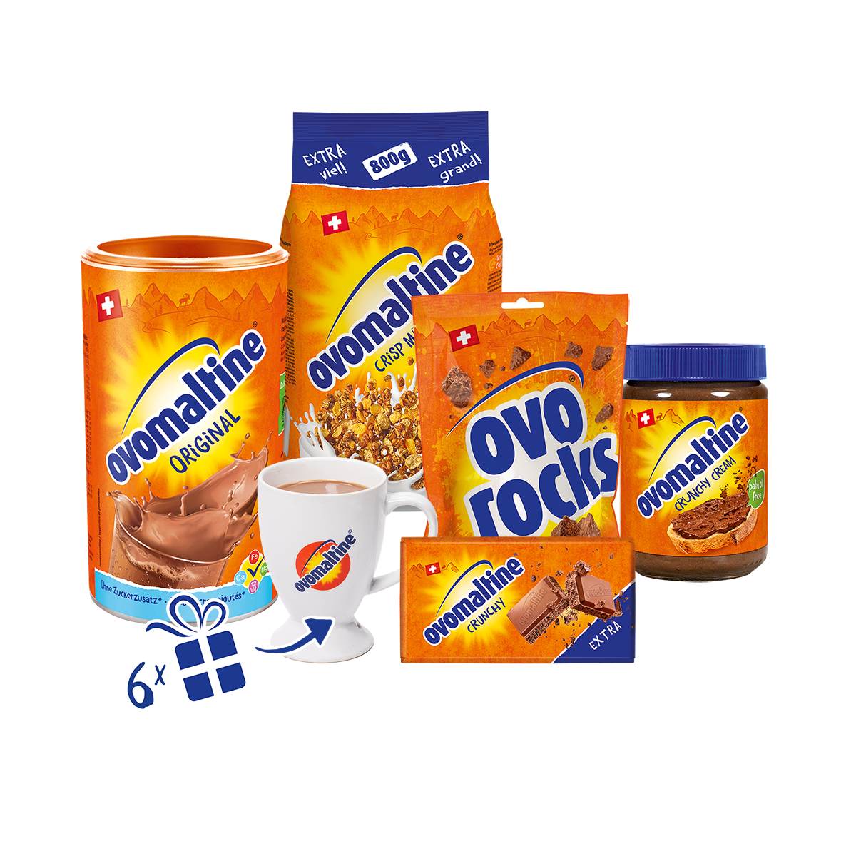 Set festa in famiglia Ovomaltine